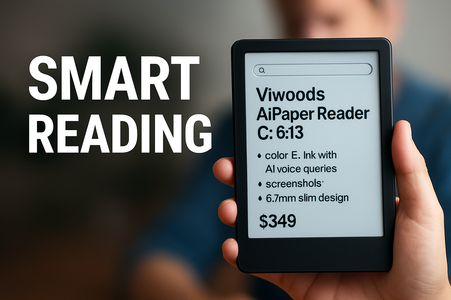 Viwoods AiPaper Reader C: AI Color E-Ink Debut - RizbIT Tech Blog